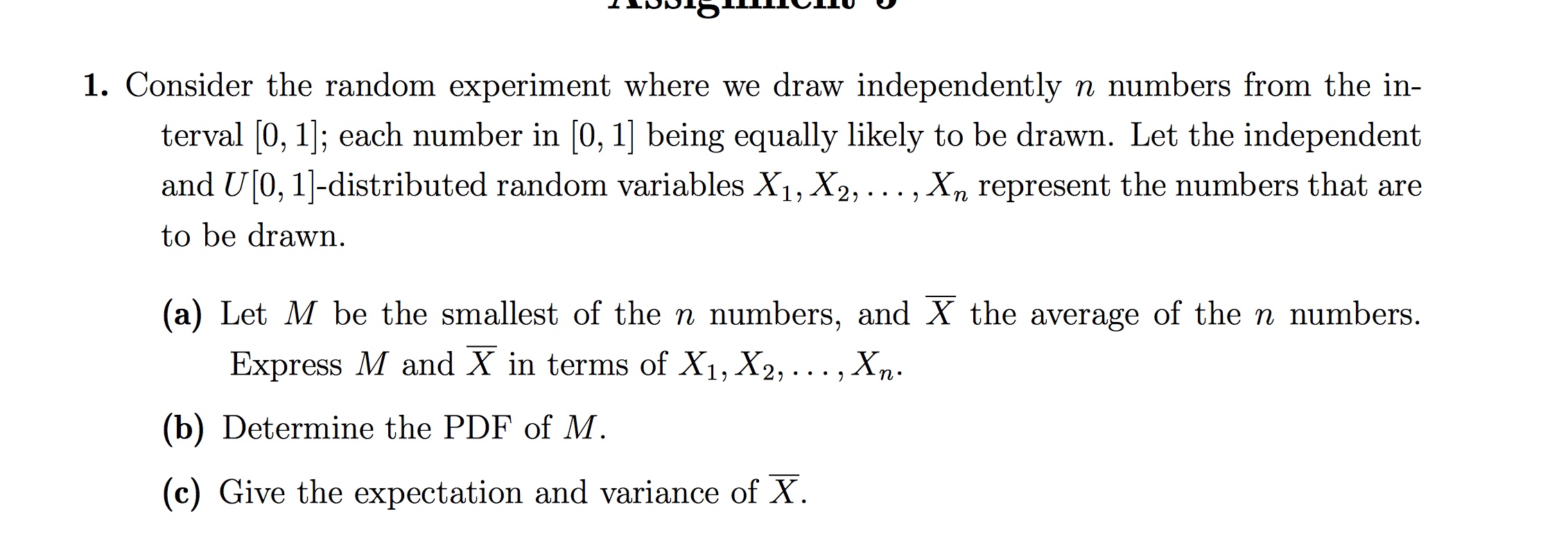 Solved 1. Consider the random experiment where we draw | Chegg.com