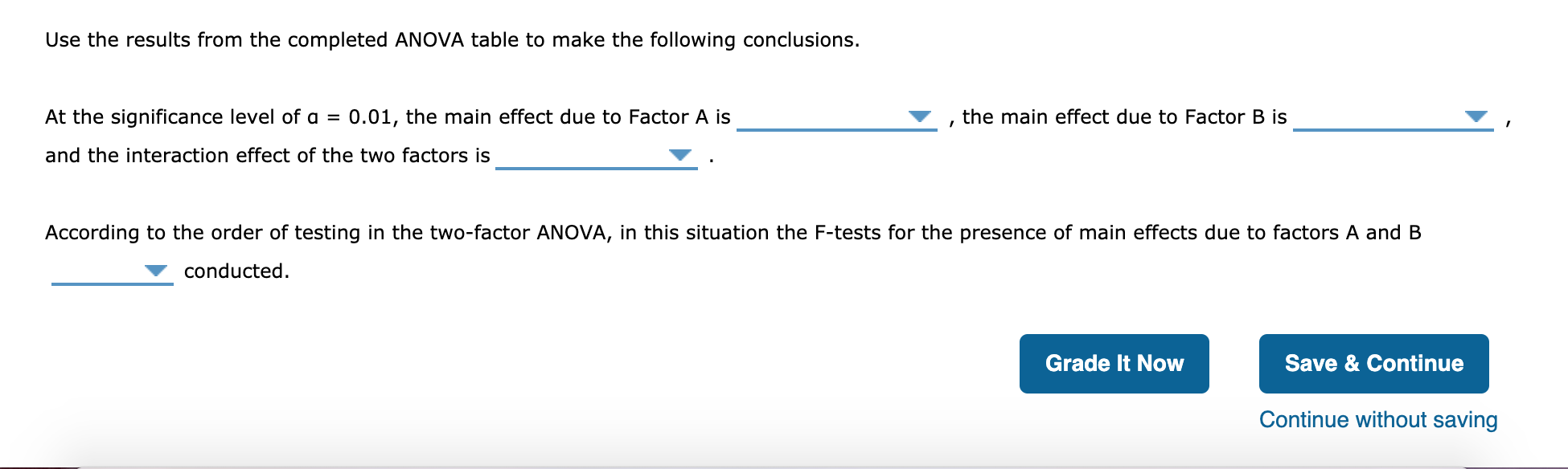 Solved 10. Two-factor analysis of variance Permission-based | Chegg.com