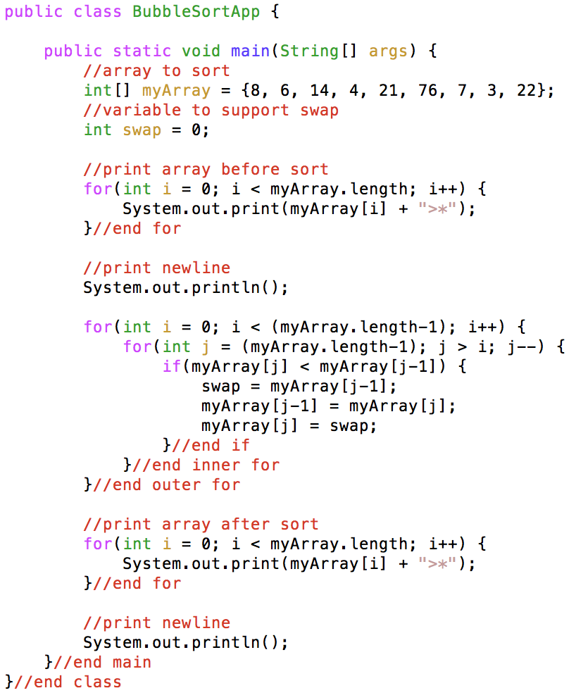 Solved question: How does the nested for loop | Chegg.com