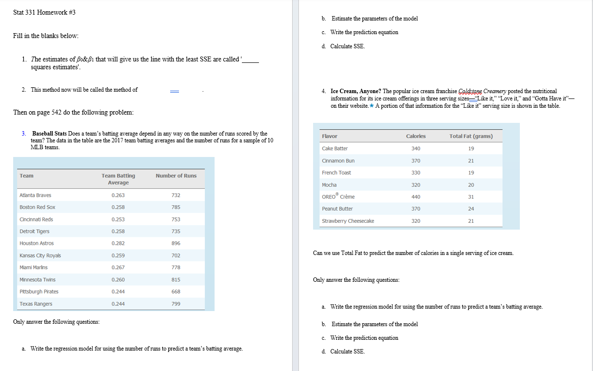 Solved Stat 331 Homework \#3 b. Estimate the parameters of | Chegg.com