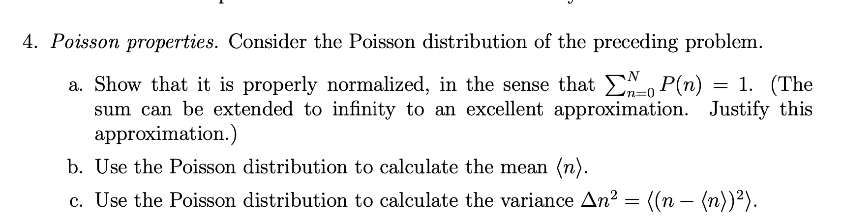 Solved 1. Poisson properties. Consider the Poisson | Chegg.com