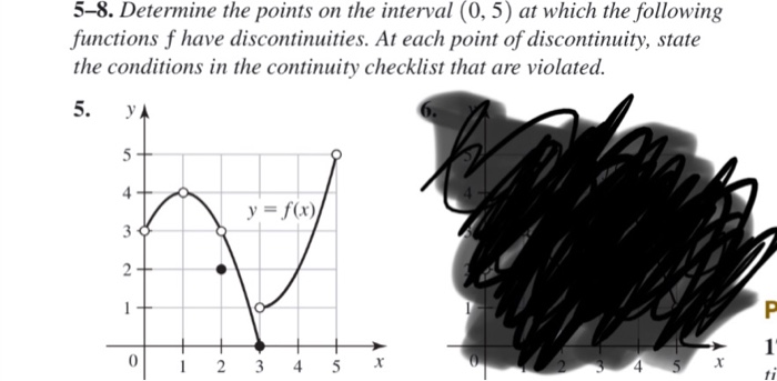 Solved 5-8. Determine the points on the interval (0, 5) at | Chegg.com