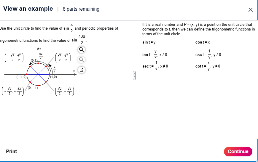 Solved Jse the unit circle to find the value of sin2π and | Chegg.com
