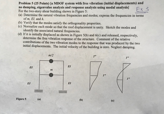 Solved: For The Two-story Shear Building Shown A) Determin... | Chegg.com