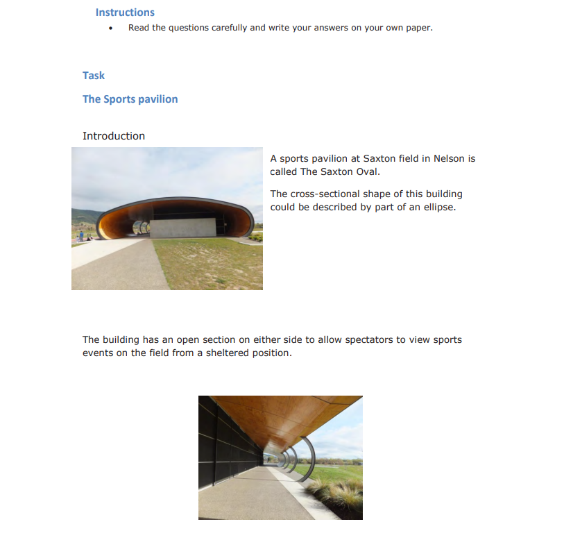 Solved Instructions • Read the questions carefully and write | Chegg.com