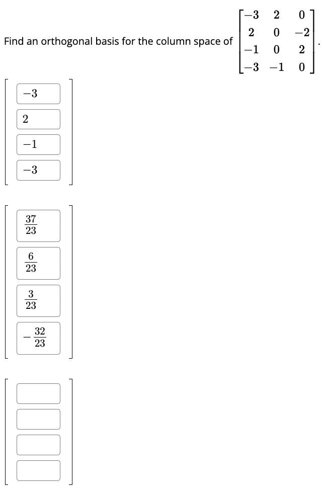 linear algebra find an orthogonal basis please help | Chegg.com