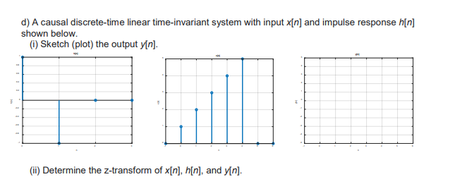 Solved d) A causal discrete-time linear time-invariant | Chegg.com