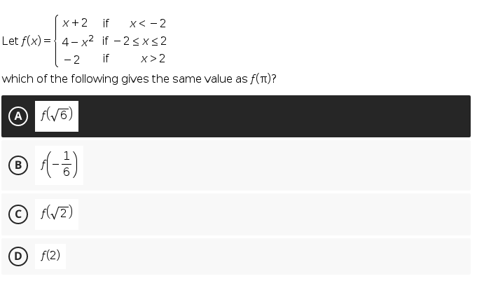 Solved X + 2 if x 2 | Chegg.com