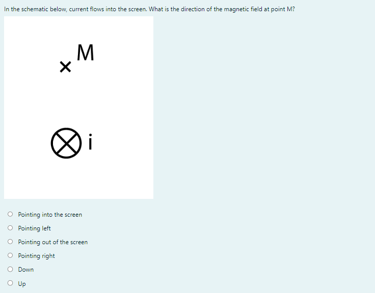Solved In the schematic below, current flows into the | Chegg.com