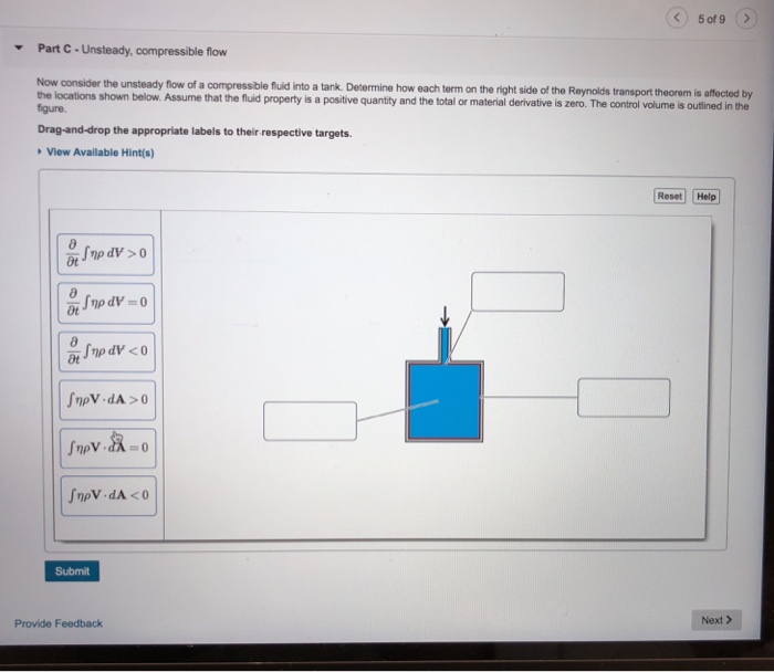 Solved 5 of 9> Part A- Steady, incompressible flow Consider | Chegg.com Solved 5 of 9> Part A- Steady, incompressible flow Consider | Chegg.com