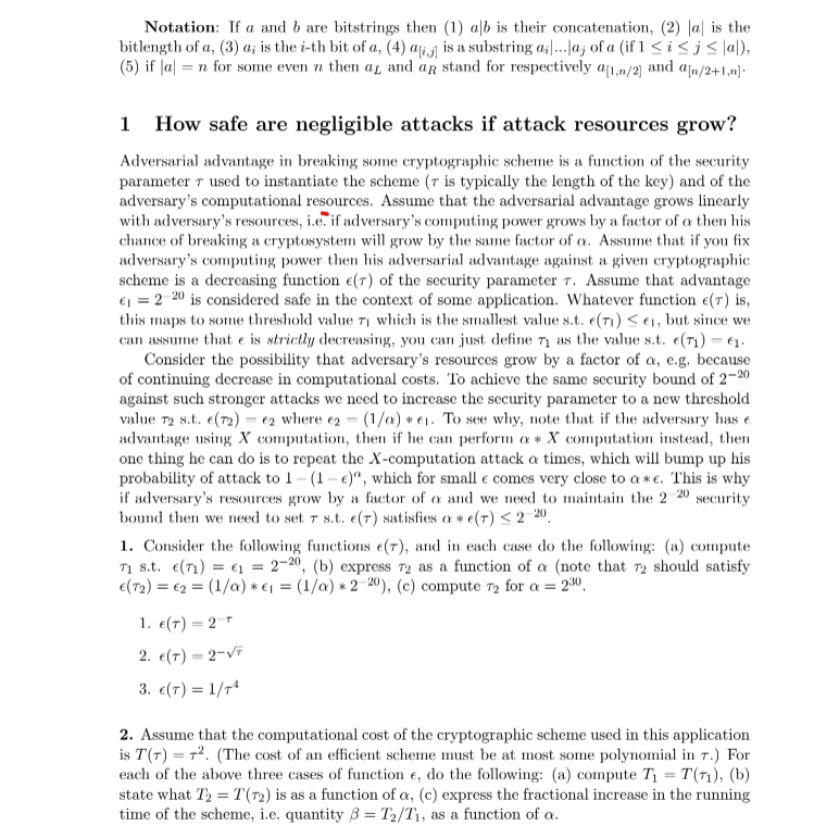 Solved bitlength of a, (3) ai ﻿is the i-th bit of | Chegg.com