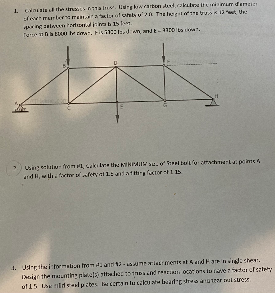 Solved Answer #3 (answers for 1 & 2 are on the | Chegg.com