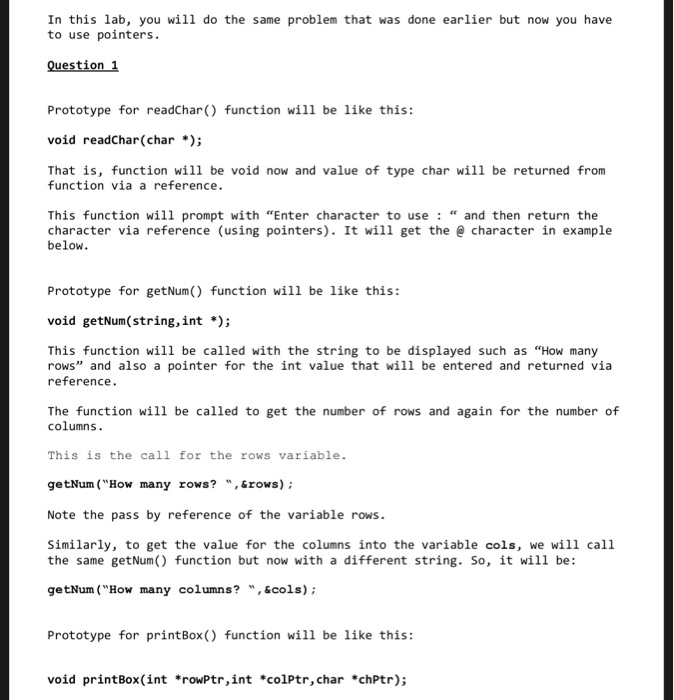 Solved In this lab, you will do the same problem that was | Chegg.com