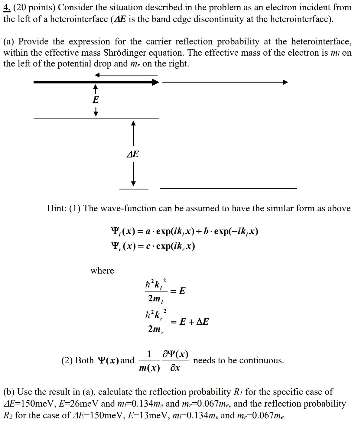 Solved 4. ( 20 points) Consider the situation described in | Chegg.com