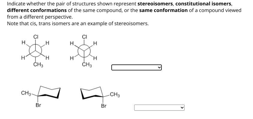 Solved Indicate whether the pair of structures shown | Chegg.com