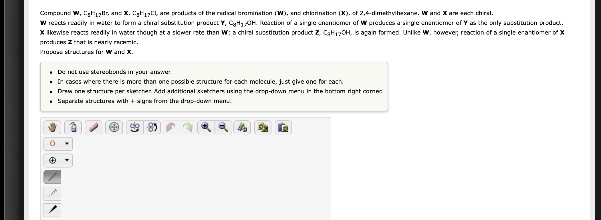 Solved Draw a structural formula of the RS configuration of | Chegg.com