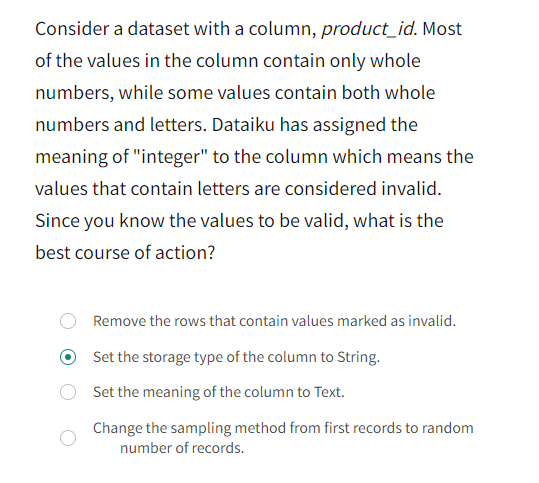 Solved Consider a dataset with a column, product_id. Most of | Chegg.com