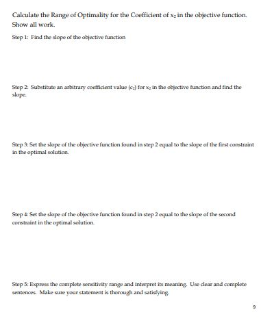 Solved Name Date: Chapter 2: Graphical Solution Procedure to | Chegg.com