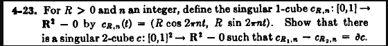 Solved 4-23. For R>0 and n an integer, define the singular 1 | Chegg.com