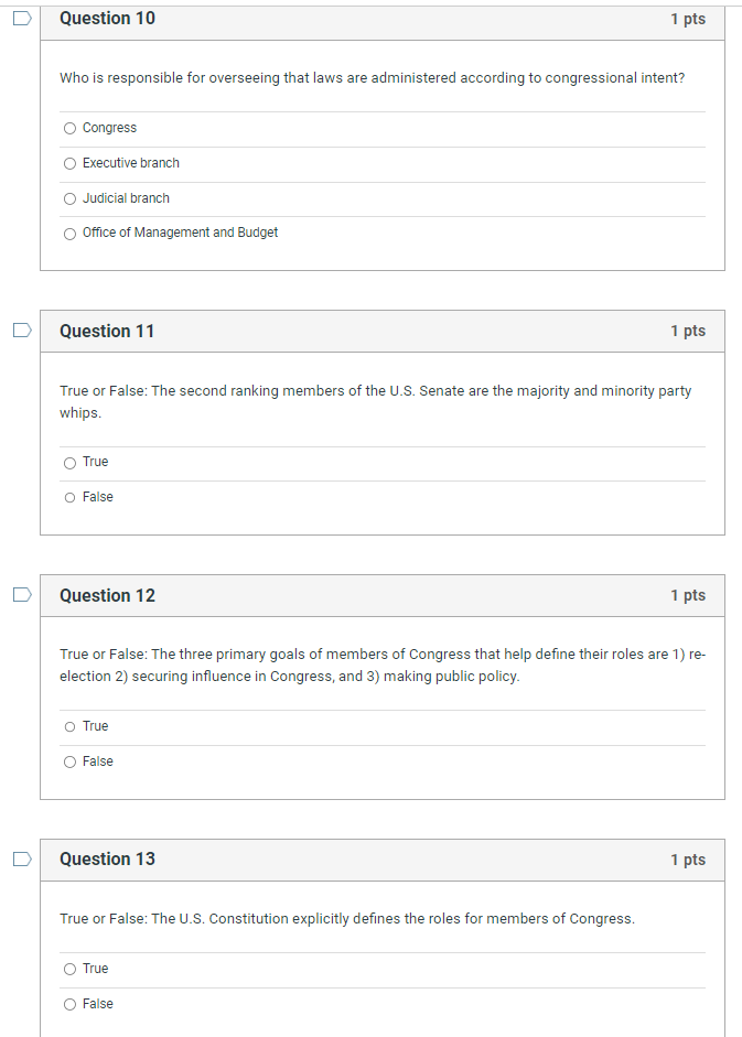 Solved Who is responsible for overseeing that laws are | Chegg.com