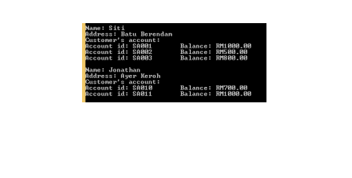 Solved open Customer -name: String -address: String | Chegg.com