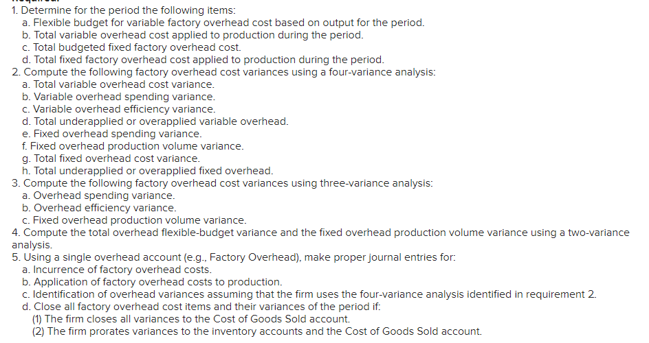 Solved Simpson Manufacturing has the following standard cost | Chegg.com