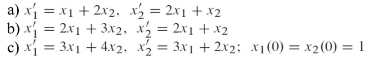 Solved Using The Eigenvalue Eigenvector Method Find The