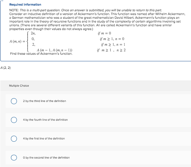 Solved Note This Is A Multi Part Question Once An Answer