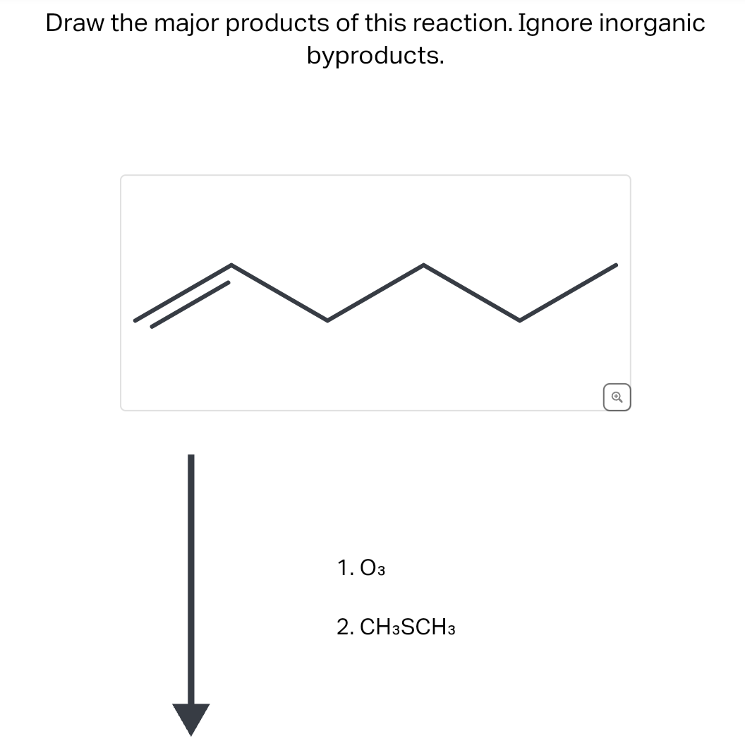Solved Draw the major products of this reaction. Ignore | Chegg.com