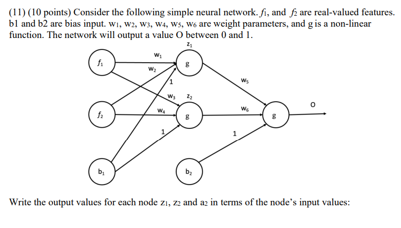 Solved (11) (10 ﻿points) ﻿Consider the following simple | Chegg.com