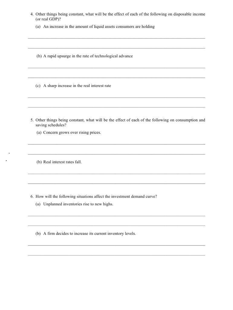 Solved 3.Complete the accompanying table. Level of output | Chegg.com