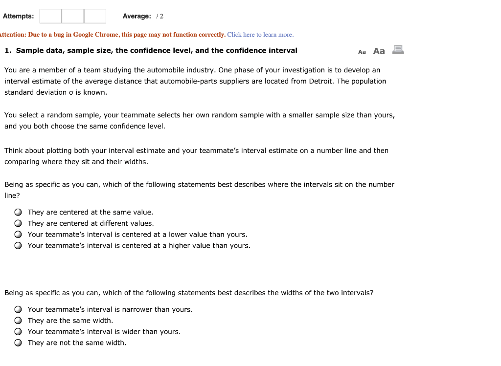 Solved Attempts: Average: /2 Attention: Due to a bug in | Chegg.com