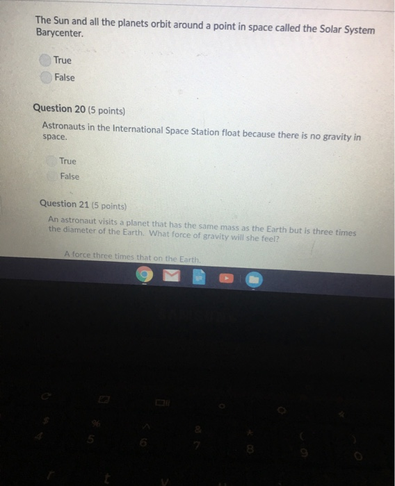 Solved The Sun and all the planets orbit around a point in | Chegg.com