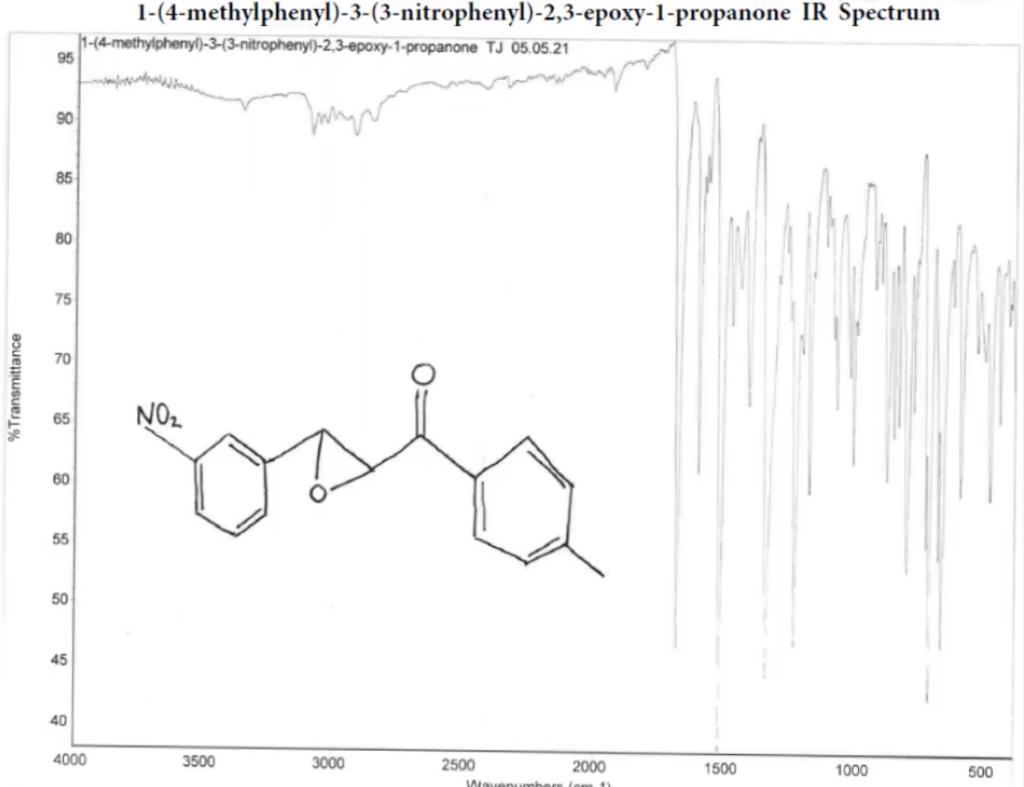 Solved We did an experiment producing a chalcone then | Chegg.com