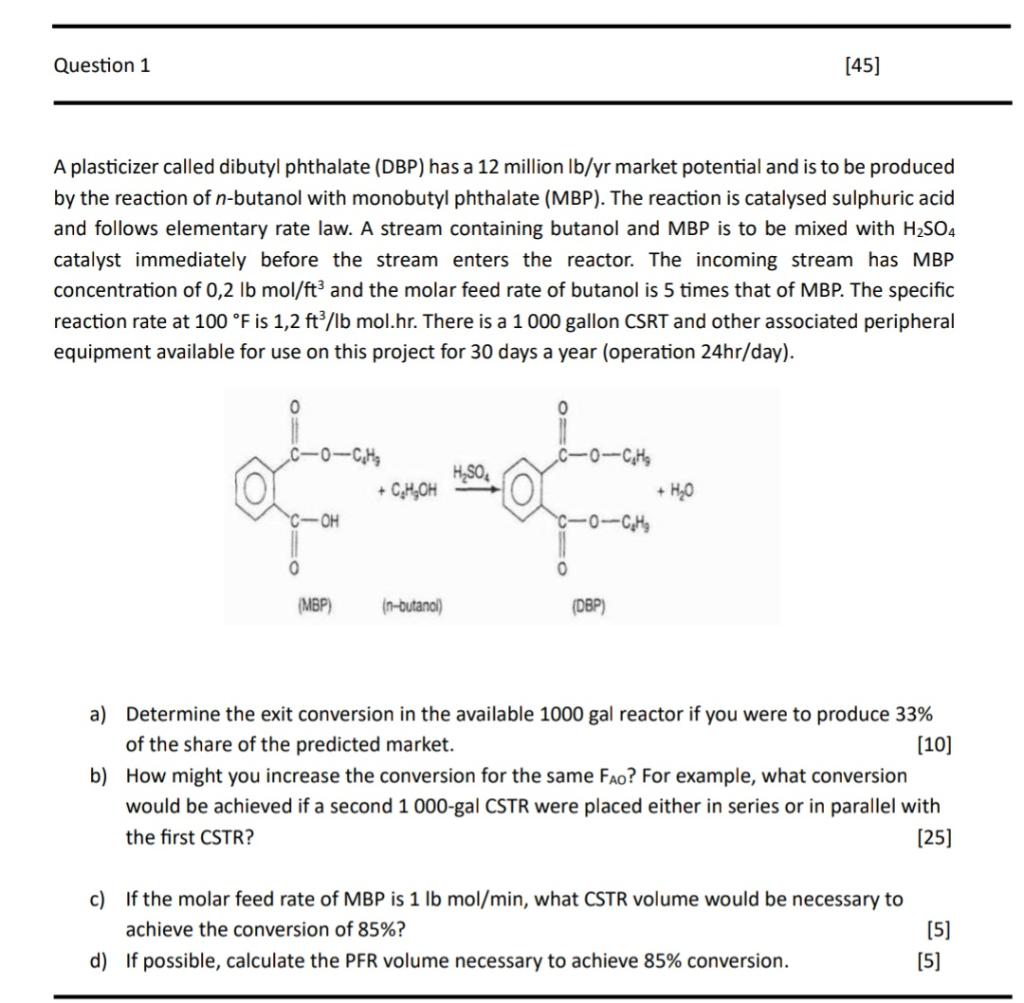 Solved A plasticizer called dibutyl phthalate (DBP) has a 12 | Chegg.com