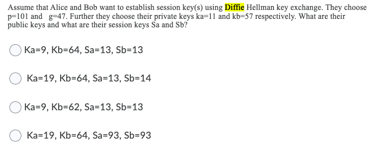 Solved Alice and Bob use El-Gamal encryption scheme to | Chegg.com