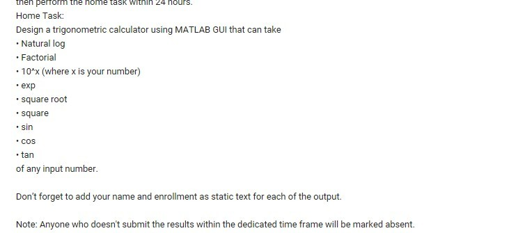 Solved the perform the home task within 24 hours. Home Task: | Chegg.com