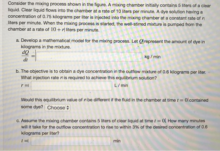 Solved Consider the mixing process shown in the figure. A | Chegg.com