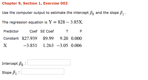 Solved Chapter 9, Section 1, Exercise 001 Use the computer | Chegg.com