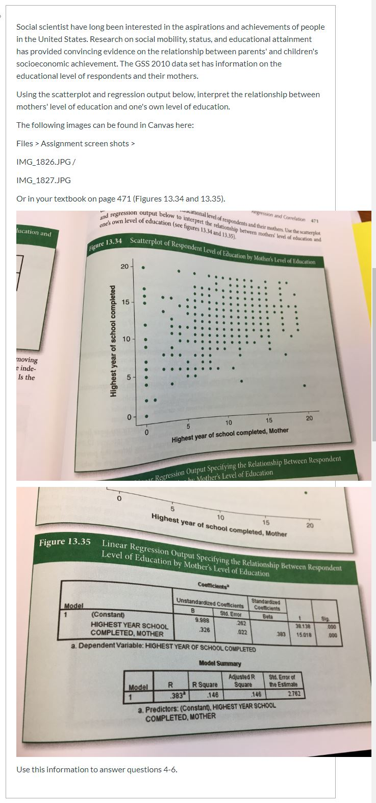 Solved .Use the scatterplot to answer the following | Chegg.com