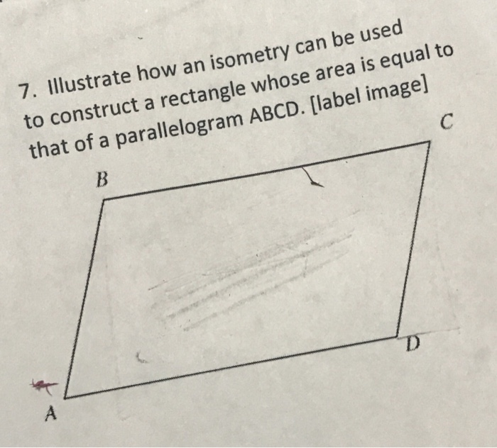 Solved 7. Illustrate how an isometry can be used to | Chegg.com