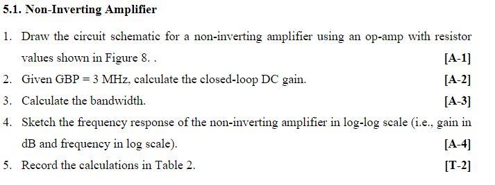 Solved (a) (b) Figure 8. Schematics of (a) non-inverting | Chegg.com