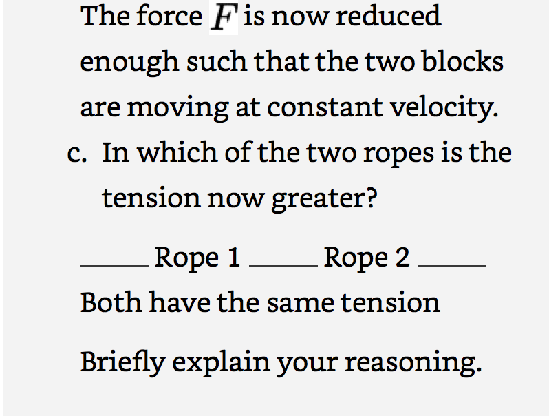 Solved Rope 1 11 Rope 2 m2 showing and labeling forces (not | Chegg.com