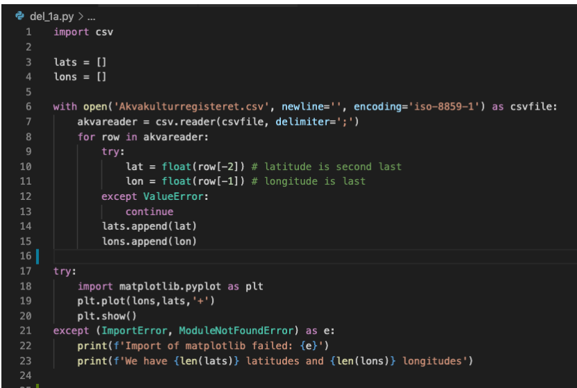 I need help to solve this part using python Part 1 - | Chegg.com