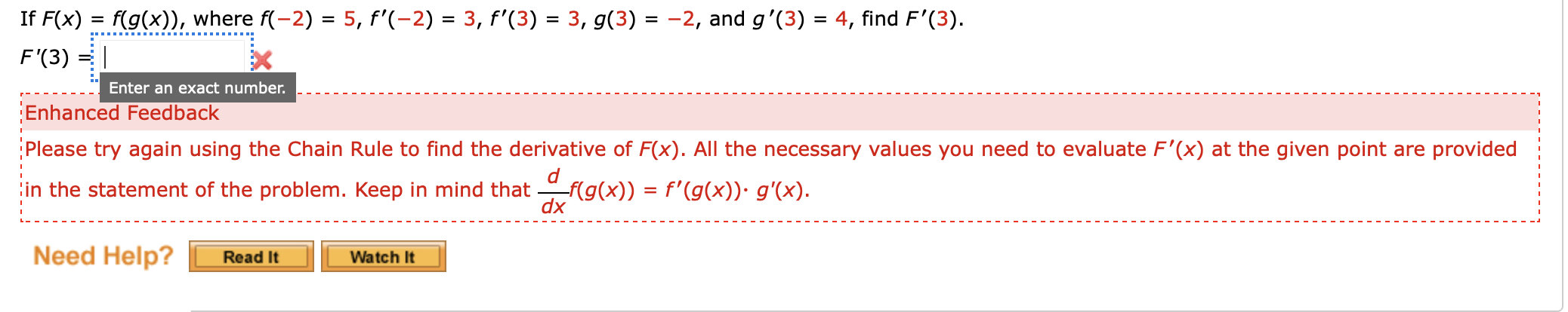 Solved If F(x)=f(g(x)), where | Chegg.com