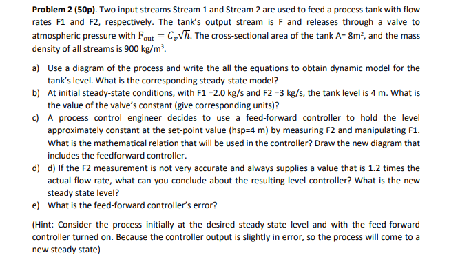 Problem 2 (50p). Two input streams Stream 1 and | Chegg.com