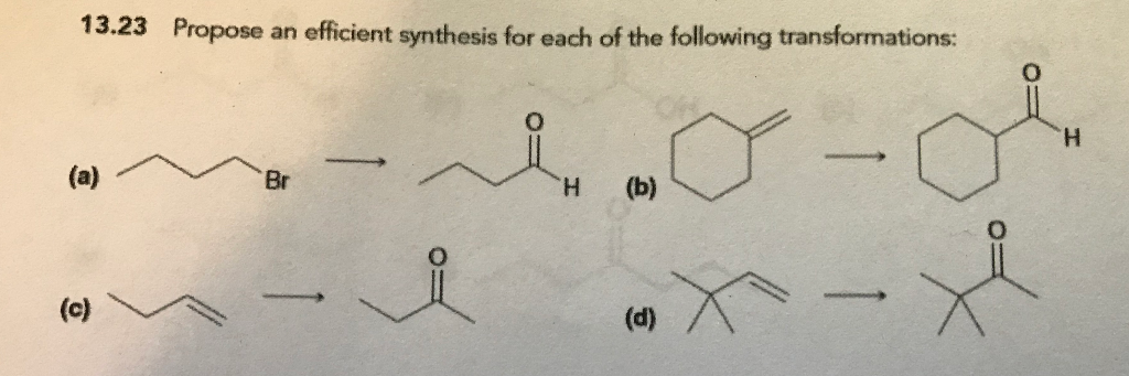 Solved Propose an efficient synthesis for each of the | Chegg.com