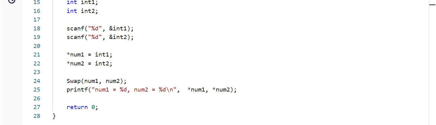 Solved Complete the Swap() method in main.c to exchange the | Chegg.com