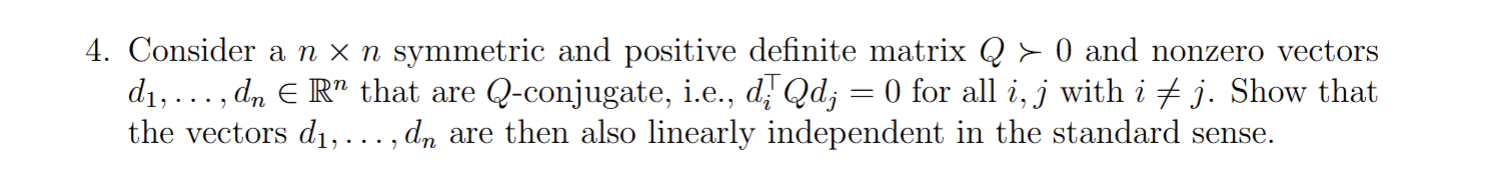 Solved by an EXPERT Consider a n×n ﻿symmetric and positive definite | Chegg.com