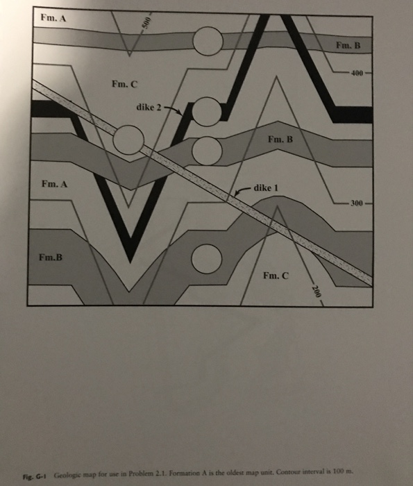 Solved Lab 2: Outcrop Patterns and Structure Contours hendia | Chegg.com